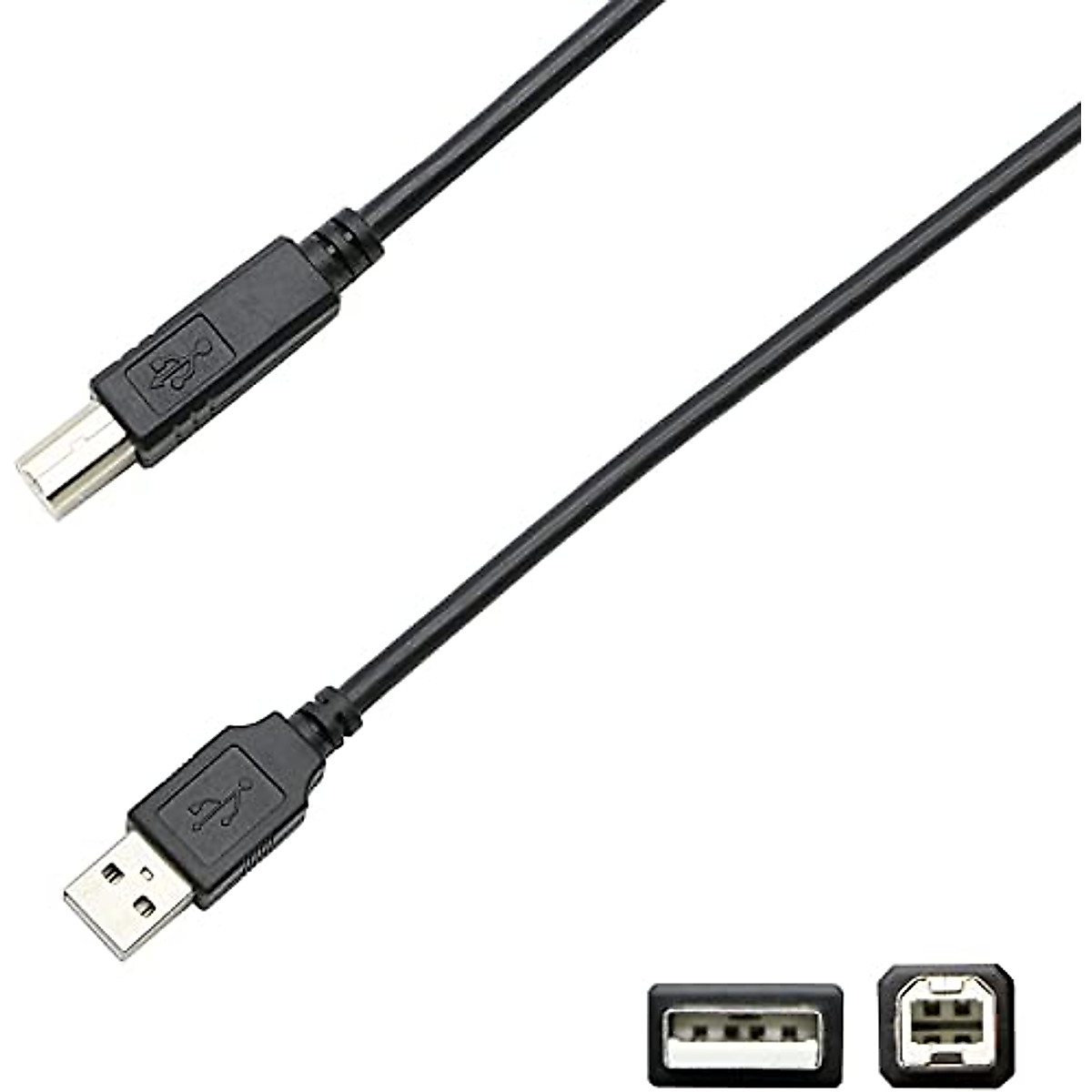 Deskjet Cable for Printer DeskJet 2755 Printer Cable Compatible with HP DeskJet 2722 2755 3630 3755 3752,DeskJet Plus 4155,OfficeJet 3830,4650,5255,5260 USB Printer Cable 10 FT