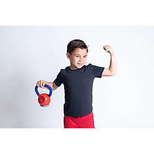 WOD Toys® Kettle Kid Kettlebell Red - Safe, Durable Kettle Bell Weight lifting Toy for Kids Fitness - Kid Gym Workout and Exercise Equipment for Toddlers and Children