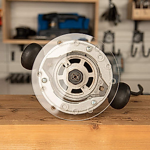 POWERTEC 71022 6-1/2-Inch Router Plate, Fits Porter Cable, Bosch, Craftsman, Dewalt, Hitachi, Makita, Milwaukee, Ryobi