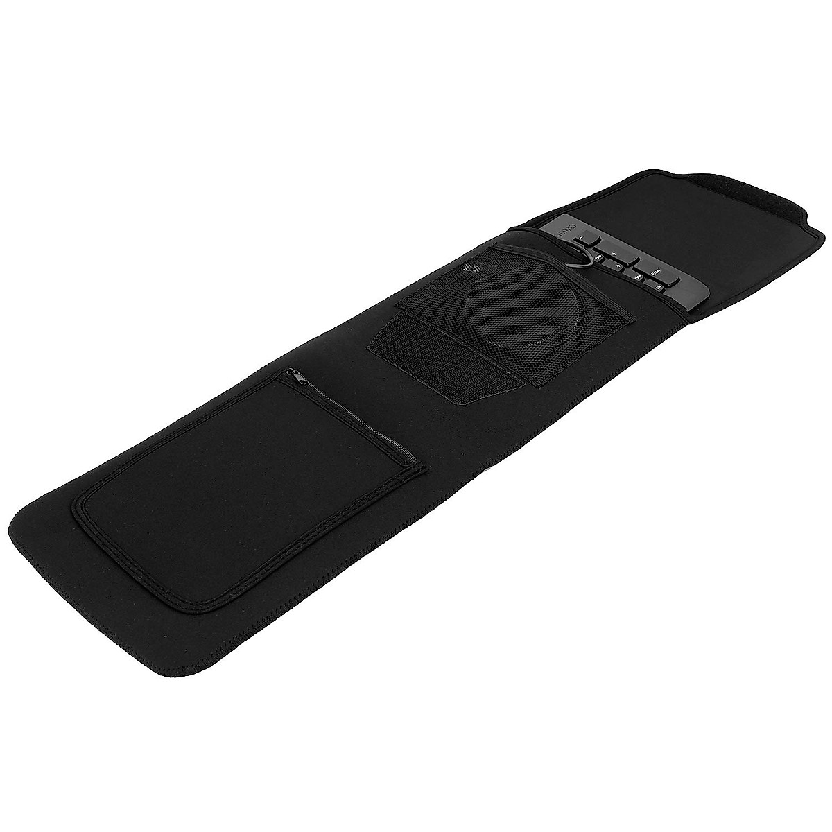 KuRoKo Keyboard Neoprene Sleeve Case(up to 18 Inches), with Wireless Mouse Storage & Cable and Charger Pouch (Black)