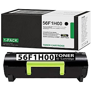 LVE 56F1H00 High Yield Toner Cartridge Replacement for Lexmark 56F1H00 MS321dn MS421dn MS421dw MS521dn MS621dn MS622de MX321adn MX521de MX522adhe MX622ade MX622adhe Printer, 1 Pack Black.