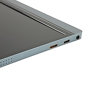 BUUA Laptop Monitor, 100‑240V Portable Monitor 15.6in for Smartphone (US Plug)