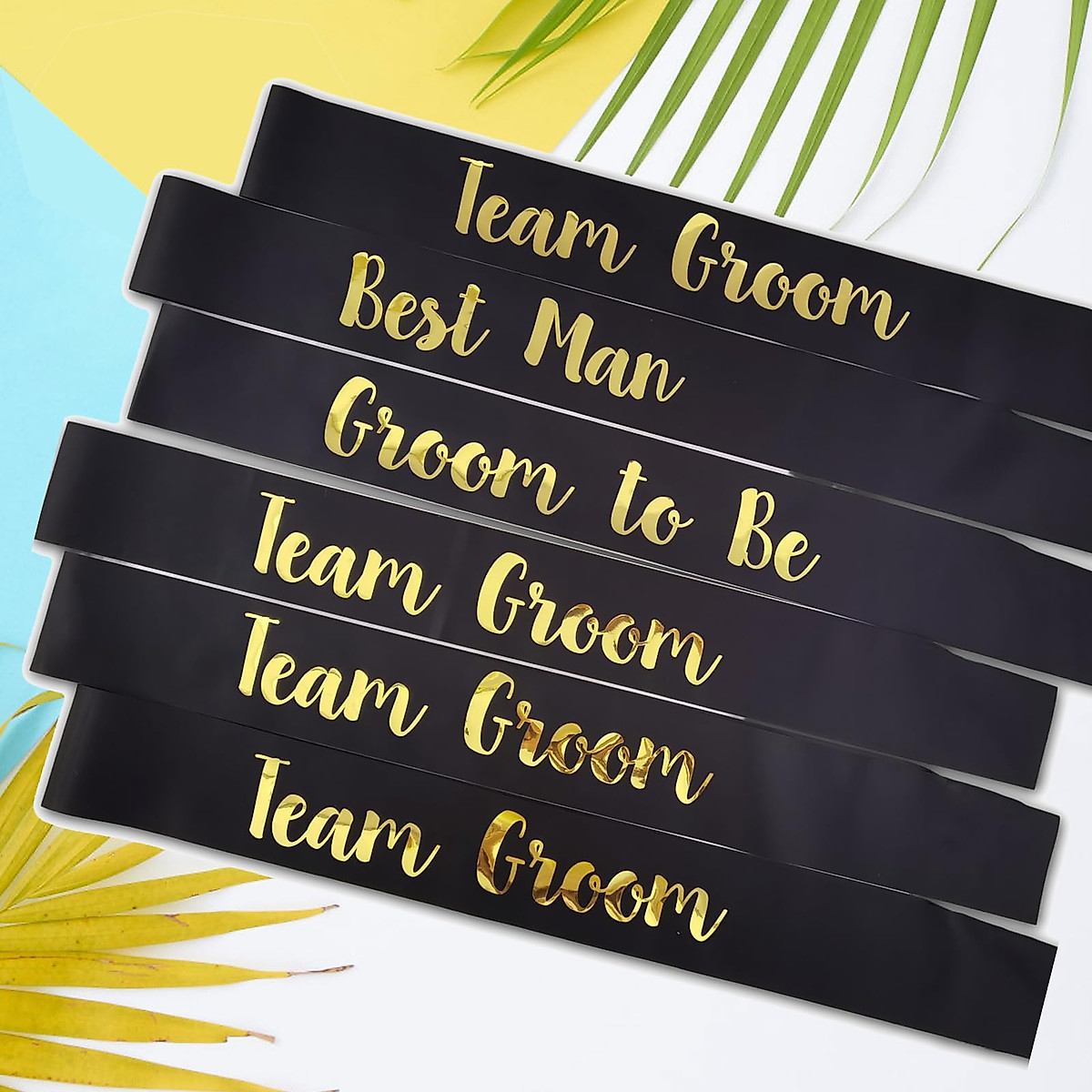 MUMUNN Groom to Be Sash, Funny Bachelorette Sashes for Bachelor Party Accessories for Future Groom Wedding Gift from Bride