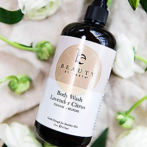 Lavender Citrus Body Wash - Made with Organic Ingredients, Body Wash Sensitive Skin, All Natural Body Wash, Shower Gel For Women, Womens Body Wash Pump, Sensitive Skin Body Wash For Men, Women & Kids