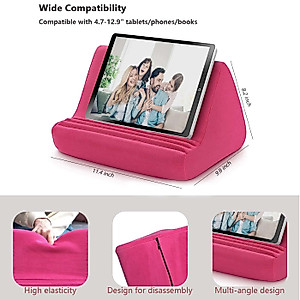 Macl Tablet Pillow Stand, Multi-Angle, Lightweight, Hand-Free, Compatible with iPad and Tablets up to 13 inches