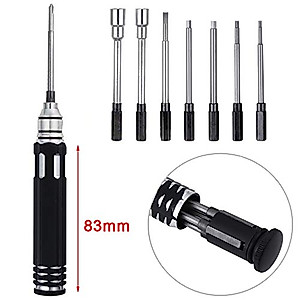 Multifunctional 8 In 1 Screwdriver Set Repair Tool Kit Hexagon Socket For Car Drone Plane Spanner Electric Tools