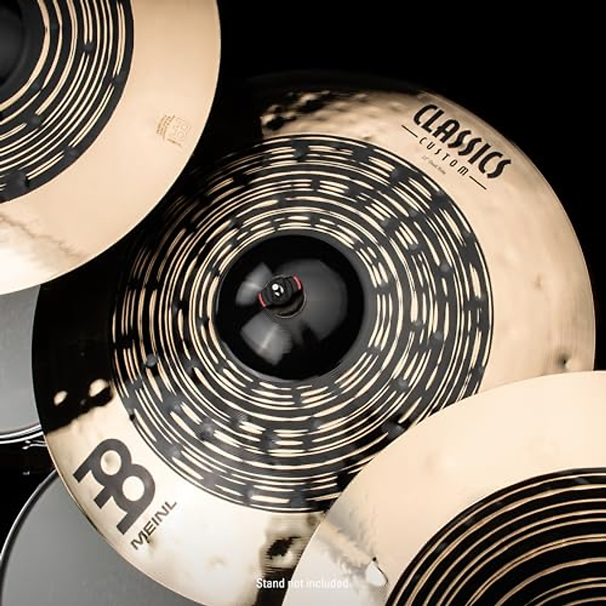 Meinl Cymbals Classics Custom Dual 22" Ride Cymbal, Dark and Brilliant Finish — Made in Germany — for Rock, Metal and Fusion, 2-Year Warranty (CC22DUR)