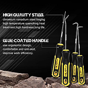 YSJOYTOOL 131-Piece Magnetic Screwdriver Set with Plastic Ranking, Includes Precision screwdriver and Pick & Hook, Ratchet Driver and Hex key, DIY Tools for Men Tools Gift