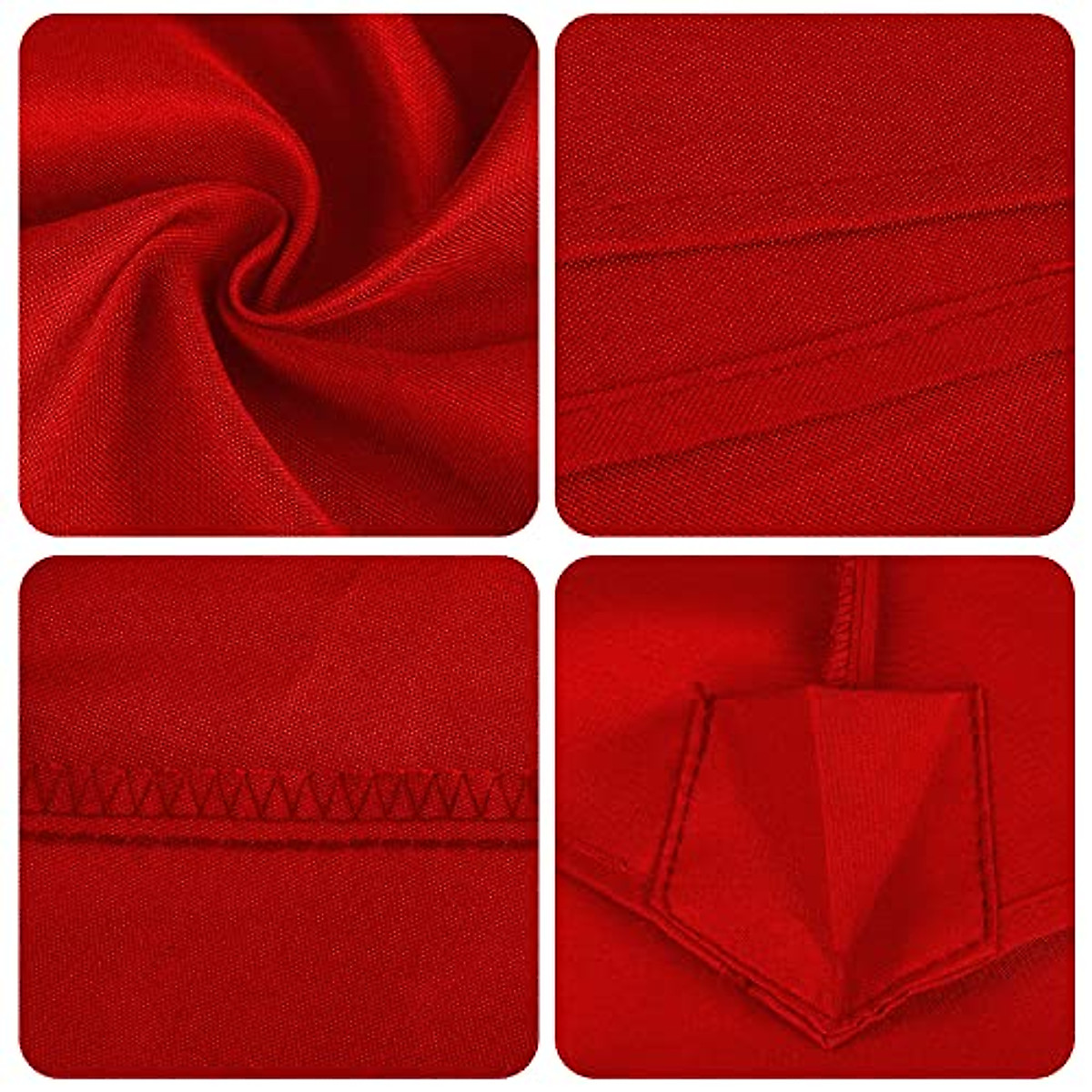 ZIAERKOR Replacement Parasol canopy for 10ft 8 ribs, Patio Umbrella 10 ft Replacement Canopy, Outdoor replacement parasol cover surface polyester UV blocking and rainproof (Red, 10ft/8 ribs)