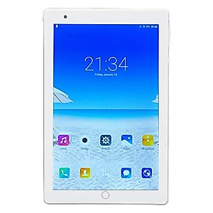 Jopwkuin Tablet PC, 8" 1920x1080 HD, Kids Tablet with RAM 4GB, ROM 64GB and Max 128G Memory Card, Android 6.0 Portable Tablet with Front 8MP Rear 16MP Camera(Gold)