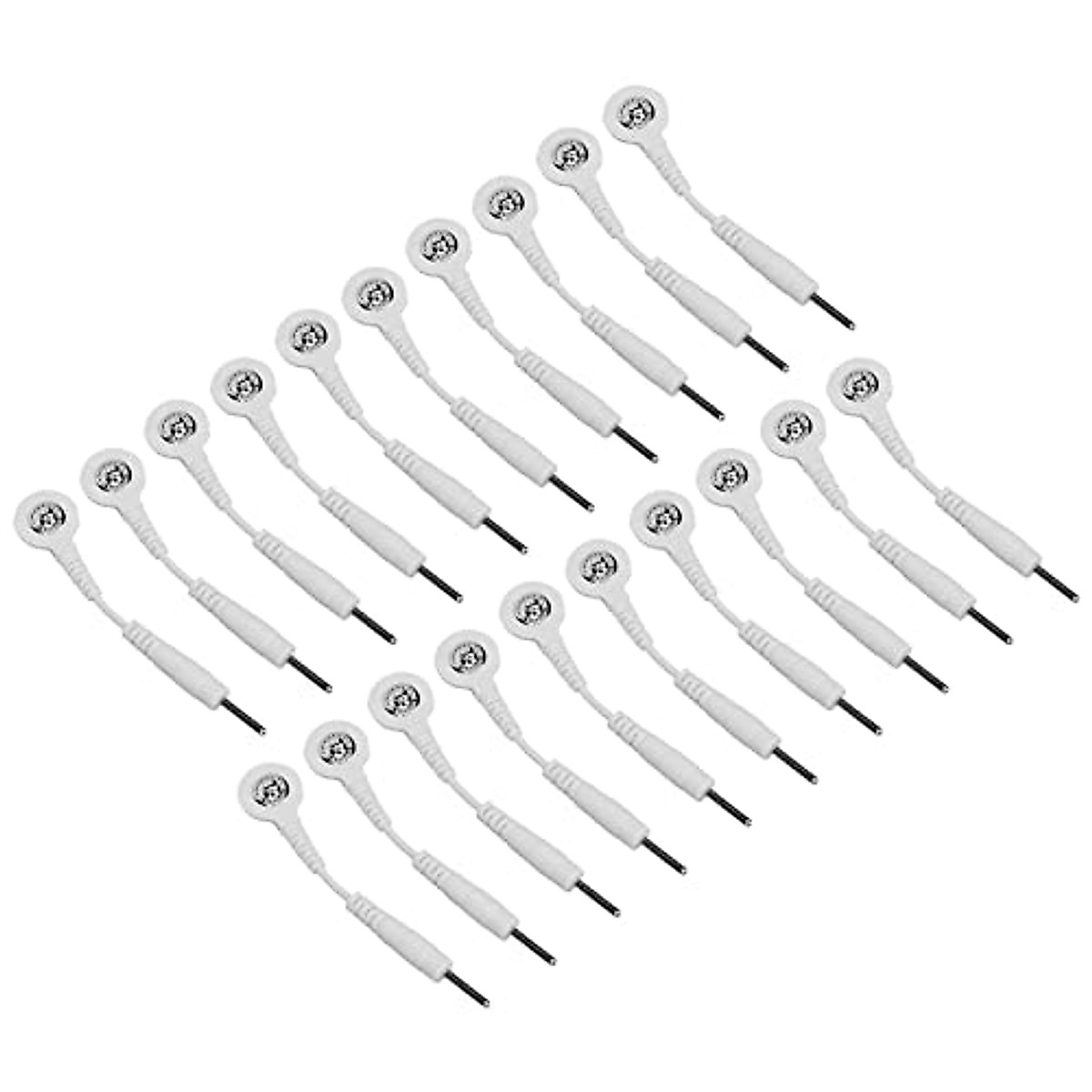 Electrodes Wires, Reliable Button Electrode Wires 20Pcs 2.0inch for Therapeutic Instruments