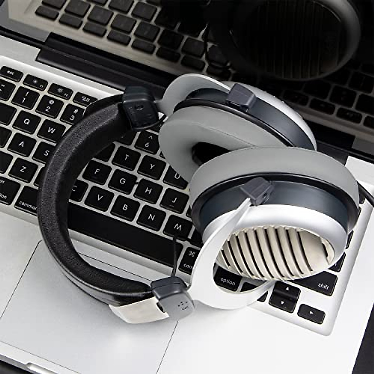 SOULWIT Cooling Gel Ear Pads Cushions for Beyerdynamic DT770/Pro DT880/Pro DT 990/Pro, Earpads for DT440/DT550/DT790/DT797/DT831/DT860/T70/T90/T5P/MMX300/TYGR 300R/HS200/HS400/HS800/RSX700 - Silver