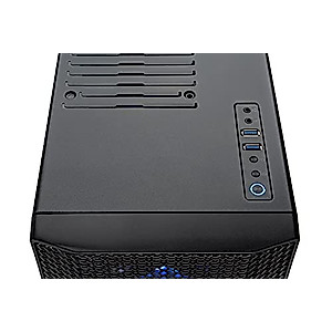 Skytech Gaming Blaze 3.0 Gaming PC Desktop – AMD Ryzen 5 3600 3.6GHz, RTX 3060 Ti 8G GDDR6, 1TB NVMe, 16G DDR4 3000, 600W Gold PSU, AC Wi-Fi, Windows 10 Home 64-bit, Black