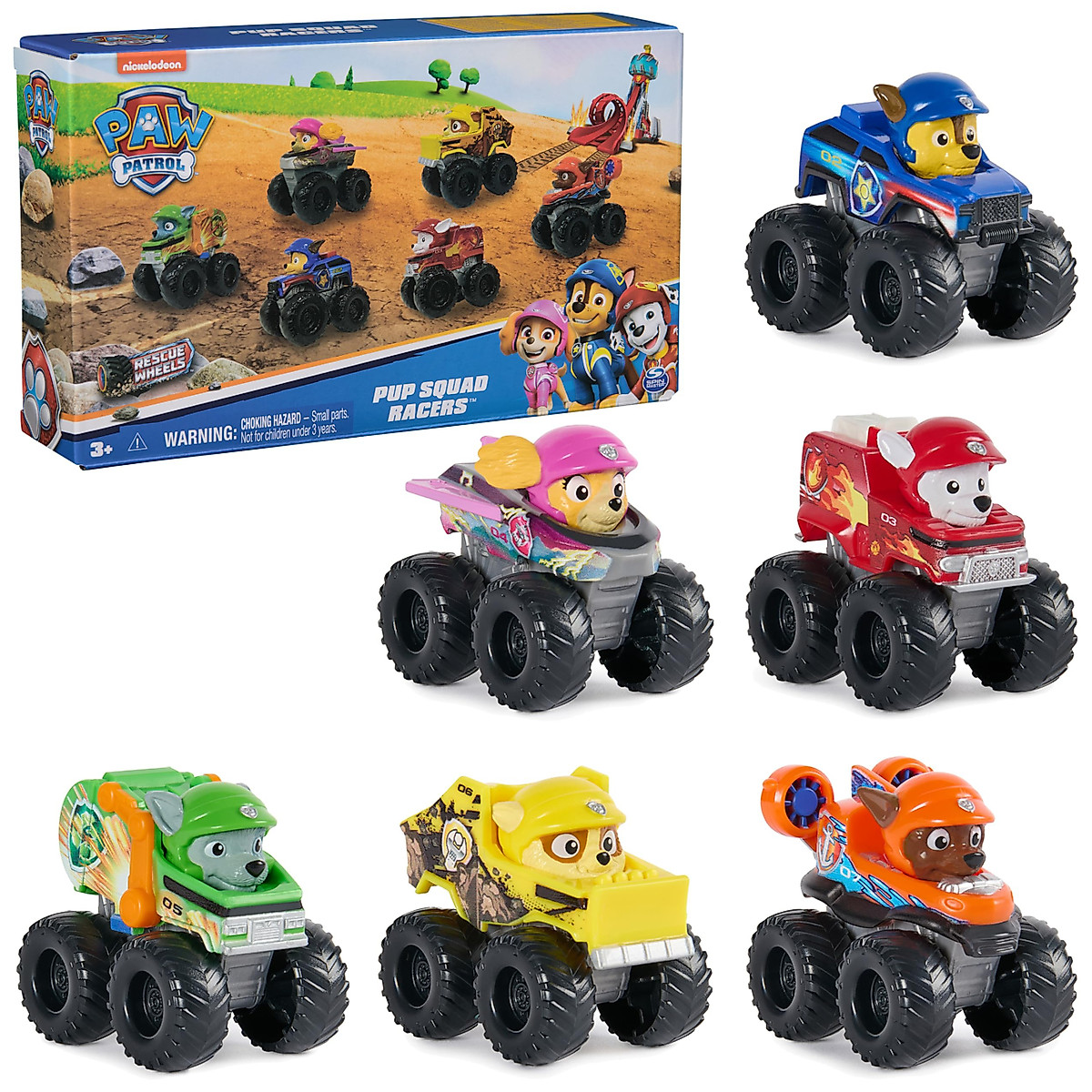 Paw Patrol: Jungle Pups Marshall, Skye & Elephant Action Figures with Projectile Launcher, Kids Toys for Boys and Girls Ages 3 and Up