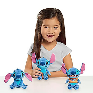 Disney’s Lilo & Stitch 7.5 Inch Beanbag Plushie, Floppy Ears Stitch, Officially Licensed Kids Toys for Ages 2 Up, Gifts and Presents by Just Play