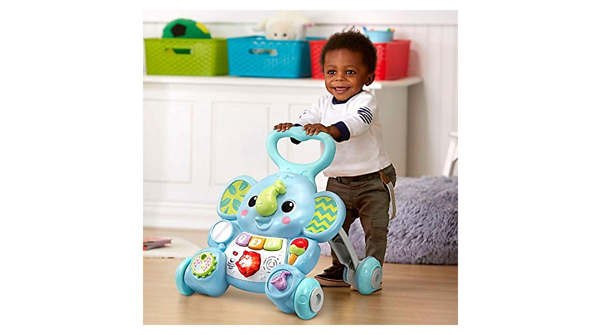 VTech Toddle & Stroll Musical Elephant Walker for Early Learning & Walking
