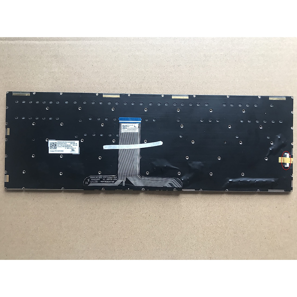 Original New RGB Keyboard for Lenovo Legion Y740-17IRHG 17.3" Gaming Laptop US Backlit(Not for 15.6")