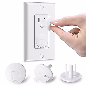 Outlet Covers Baby Proofing White - PRObebi 38 Pack Plug Covers for Electrical Outlets, Child Proof Socket Covers, Baby Safety Products for Home, Office, Easy Insatllation, Protect Babies