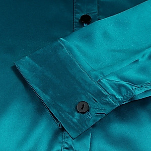 Blouse for Women Long Sleeve Kimloog Women Button Fashion Casual Tops Long Sleeve Shirt Blouse [video game] [video game]