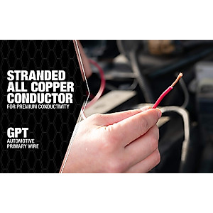 Southwire 55667423 Primary Wire; 18-Gauge Bulk Spool; 100-Feet; Red