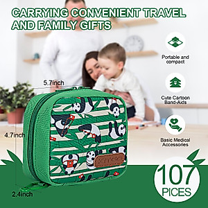 Kitgo First Aid Kit Include 140 Pcs Medical Supplies, Comprehensive Trauma Kit Gift for Mother,Home,Doctors, Nursing Students, Friend, Travelers, Driver (Large 140 Pcs)