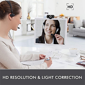 AAKULU Webcam with Microphone,1080p HD Webcam Streaming Computer Web Camera USB Cable for PC Laptop Desktop Video Calling,Conferencing on line Classes Black