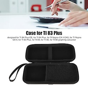 Graphing Calculator Carrying Case, Antistatic Soft Liner Graphing Calculator Case for Ti 85 Ti 86