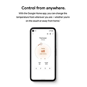 Google Nest Thermostat - Smart Thermostat for Home - Programmable WiFi Thermostat - Snow - GA01334-US Bundle with Matching Google Nest Thermostat Trim Kit Wall Mount Plate GA01837-US