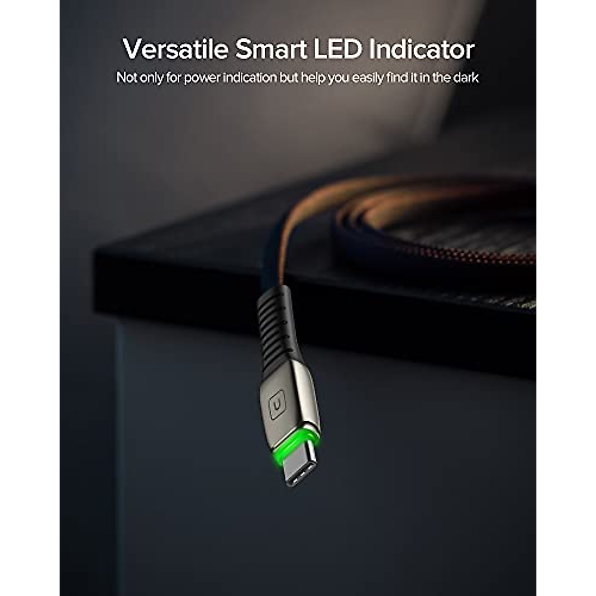 INIU USB C Cable, [3 Pack] 3.1A QC Fast Charging USB Type C Cable, Braided (1.6+3.3+6.6ft) USB-C Phone Charger Cables for Samsung Galaxy S21 S20 S10 Plus Note 10 LG Google Pixel OnePlus Huawei etc