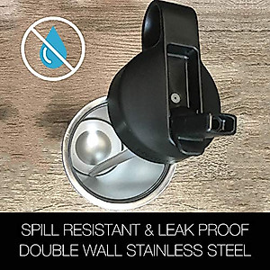 Tree-Free Greetings Checking in Giraffe Vacuum-Insulated Stainless Steel Sportiva Tumbler, With Internal Straw, 17 Ounce