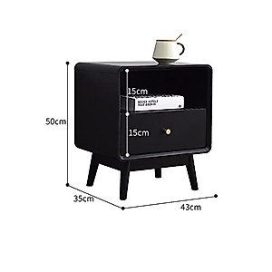 HIGOH Bedside Table Bedside Table Bedroom Storage Cabinet Storage Cabinet Bedside Table