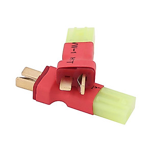BDHI 3pcs Compatible with Micro Mini Tamiya Female(Reversed) to T-Plug Style Male Adapter for Airsoft(B127-3)
