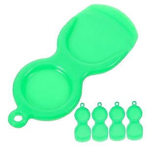 WHAMVOX 5pcs Scratcher Spatula Scratcher Tools Scratch off Tool for Tickets Sticker Scratching Tool Scratch off Tools Scraper for Cards Portable Scraper Plastic Green