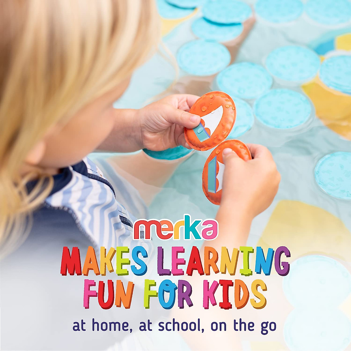 merka Bath Toys for Toddlers Age 2-4 Toddler Bath Toys Age 2-4 Foam Bathtime Toy Set of 30 Floating Flashcards Memory Game Learning Activity for Infants & Toddlers