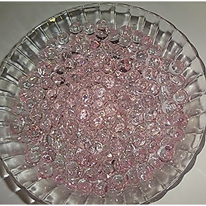 water beads Translucent Pink Lemonade water absorbing & expanding vase filler decorations Store & release to reduce watering for lucky bamboo plants & flowers, Fresh & silk florals