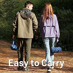 TIMBER RIDGE Camping Chairs 2 Pack, Ultralight Compact Portable Folding Chair with Side Pockets Packable Lightweight for Camping Backpacking Hiking Beach Grey