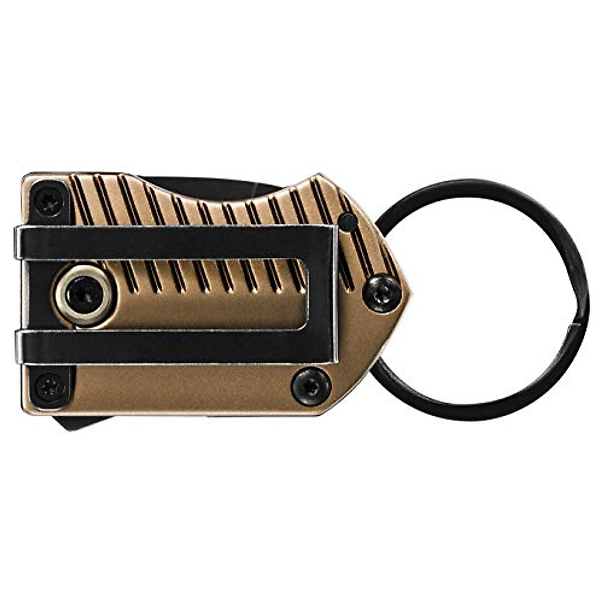 Gerber Gear Key Note - 1" Plain Edge Keychain Knife - EDC Gear and Equipment - Coyote Brown