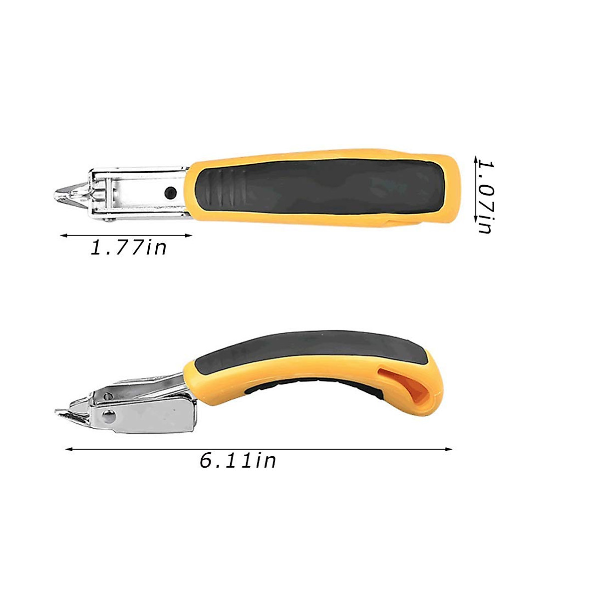 YUEKUI Staple Removers Heavy Duty Staple Remover,Staple Puller Tool, Tack Lifter Ofiice Claw Tools.(2 Pack)