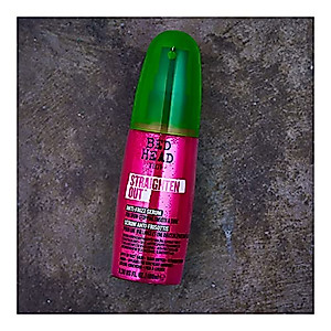TIGI Bed Head Straighten Out Anti Frizz Serum for Smooth Shiny Hair 3.38 fl oz