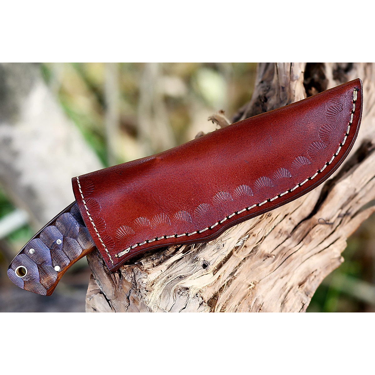 Handmade 1095 Carbon Steel Hunting Knife With Sheath Fixed Blade Camping,Outdoor knifes Bushcraft Skinner Knife For Men