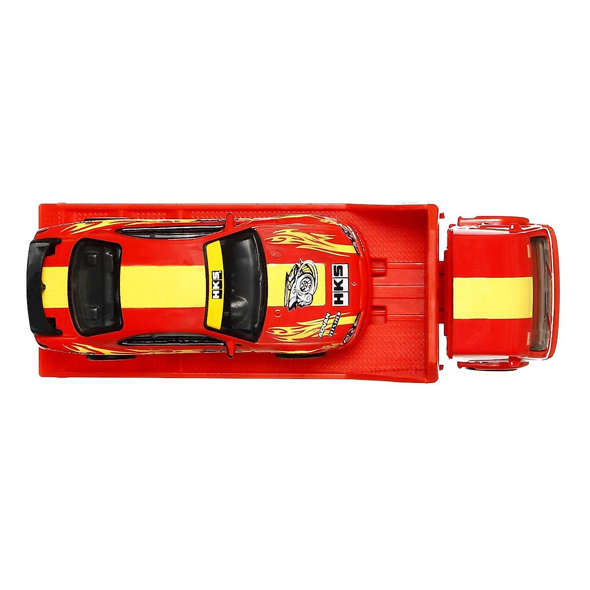 Hot Wheels Team Transport Fleet Flyer & Nissan Silvia S15, Celebrates Racing Experience & Car Culture, Premium Vehicles, 1:64 Scale Car & Transport, Gift for Race Fans & Toy Car Collectors