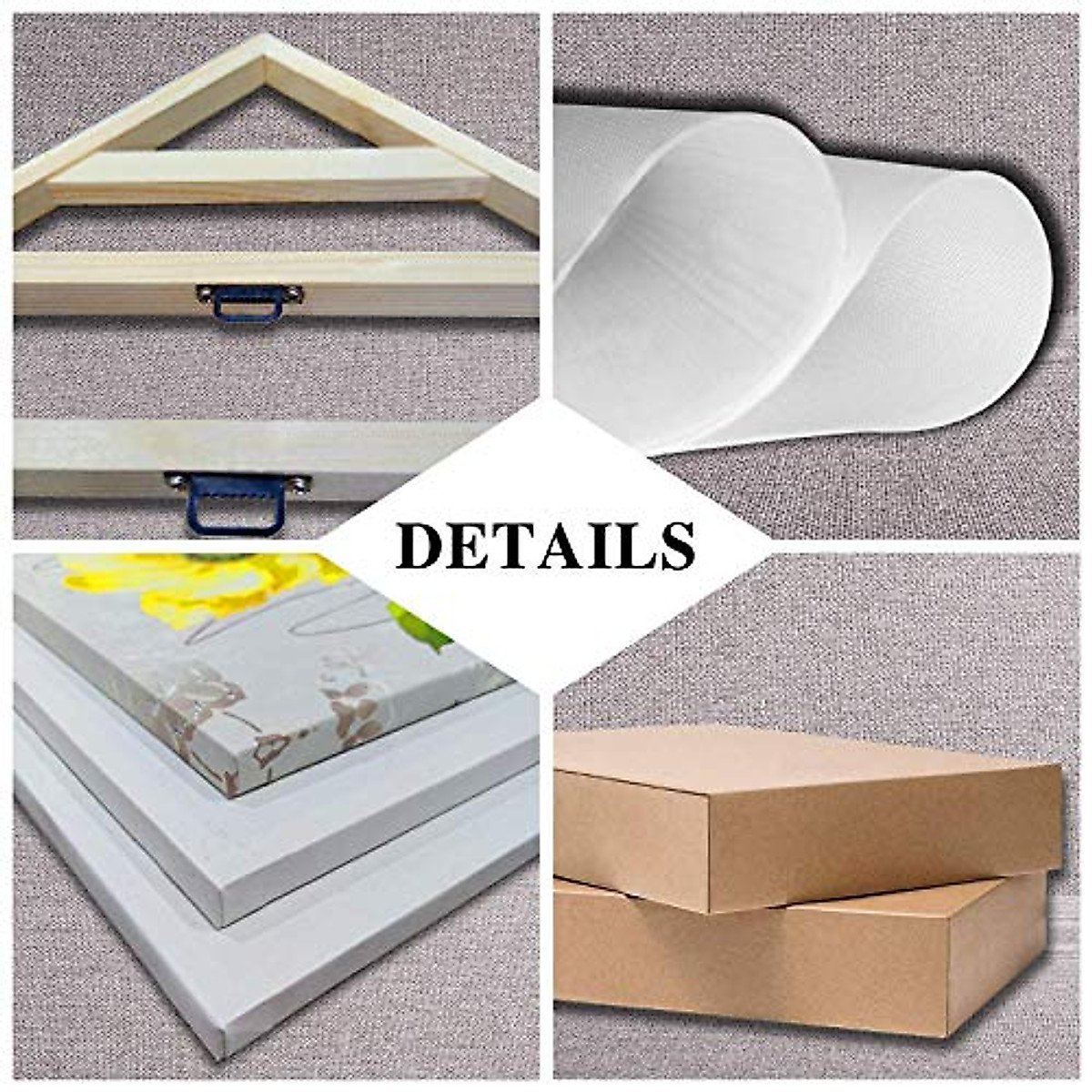 KALAWA Bathroom Pictures Wall Decor Set of 4 Funny Animal Black and White Bathroom Decor Wall Art Pink Bubble Canvas Wall Art Highland Cow Giraffe Elephant Cows Home Decor Framed Ready to Hang 12x12