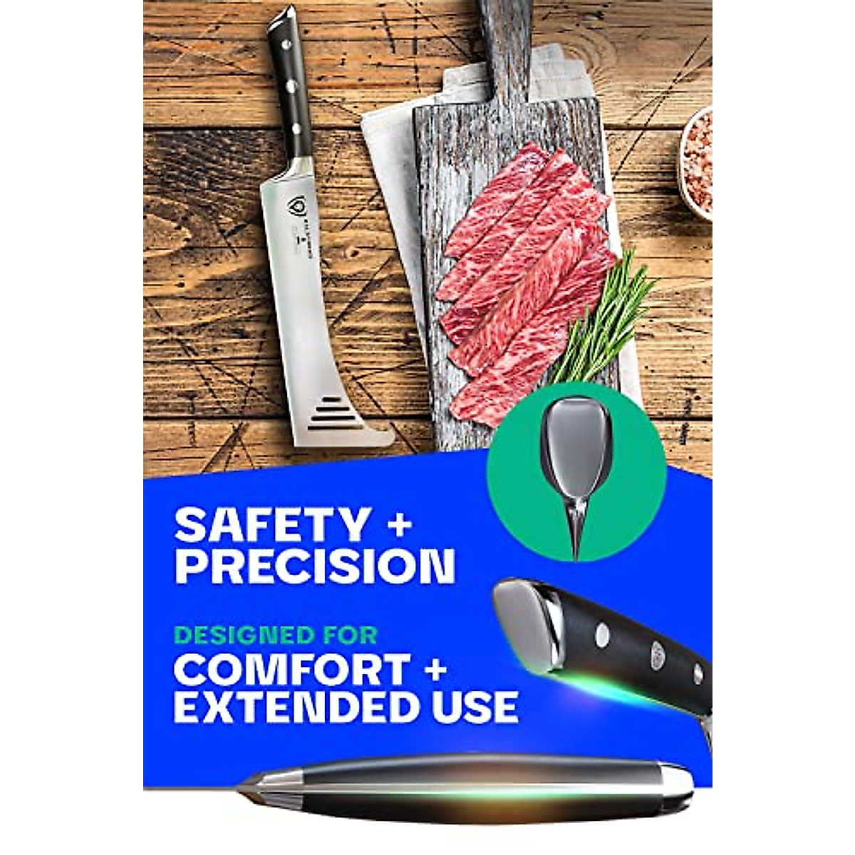 Dalstrong Spatula Knife Hybrid Utensil - 8 inch - Gladiator Series Elite - High Carbon German Steel Kitchen Knife - G10 Handle - Multi-Purpose - BBQ, Chop, Slice, Grill, Flip - Sheath - NSF Certified
