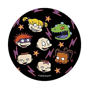 Rugrats Lightening and Stars Group Head Shot PopSockets PopGrip: Swappable Grip for Phones & Tablets