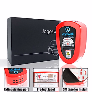 Jogoswall Automatic Fire Extinguisher,Fire Extinguisher Car,Small Fire Extinguisher,0.24lbs,Car Fire Extinguisher,clean agent fire extinguishers (CAR,SUV,TRUCK)