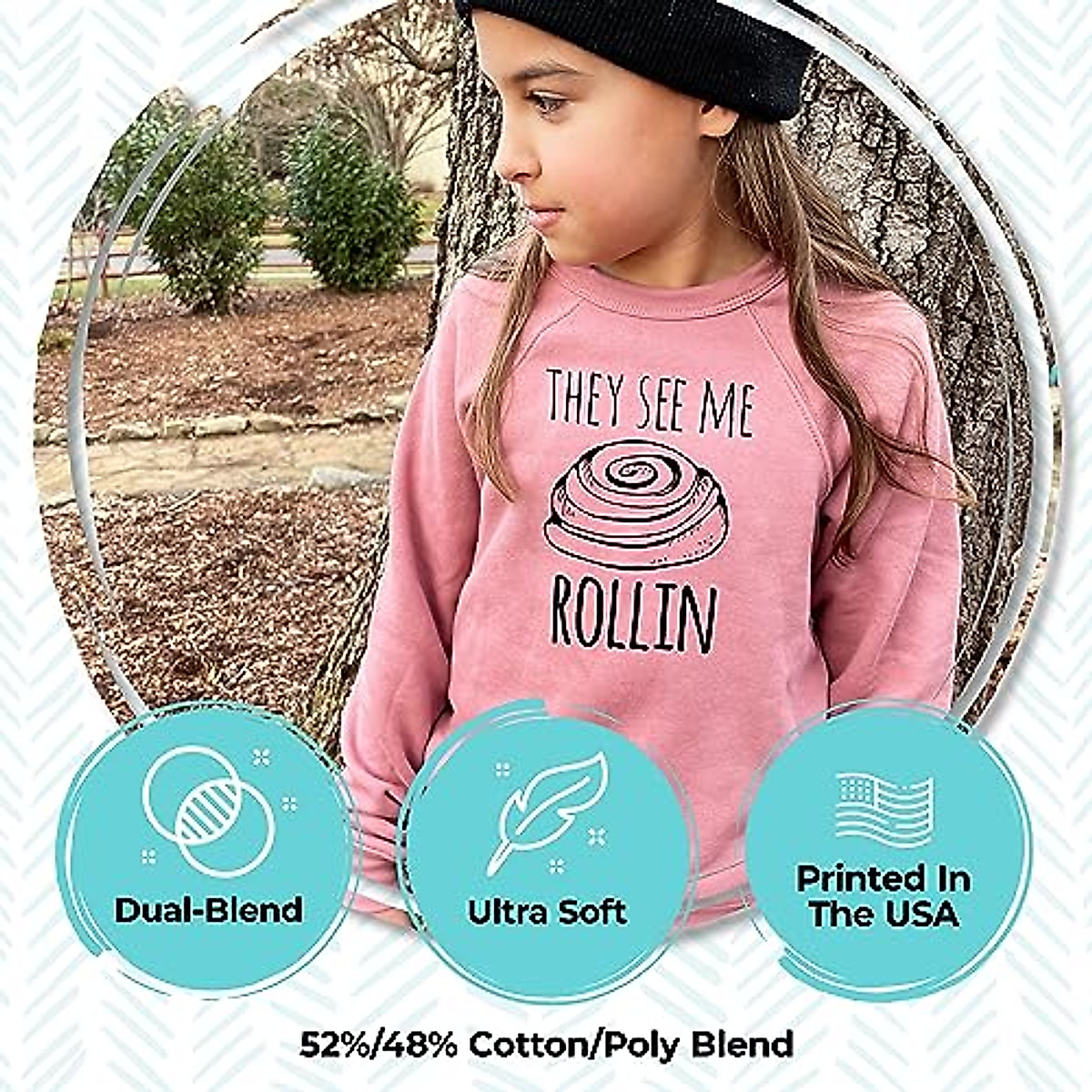 Always Be Yourself Unless You Can Be A Ninja, Long Sleeve Unisex Kids' Sweatshirt, Unisex Graphic Sweatshirt, Shirts With Sayings, Heather Gray or Mauve (M, Heather Gray)