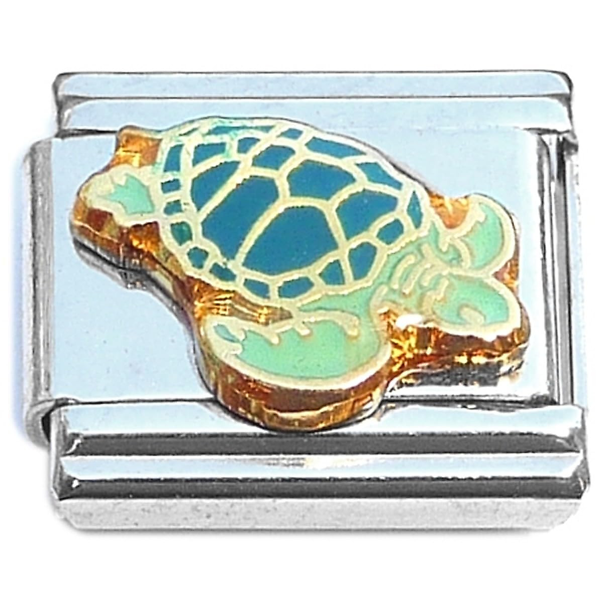 Swimming Ocean Sea Turtle Italian Charm