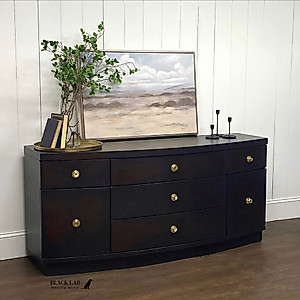 Dixie Belle Paint Company Chalk Finish Furniture Paint | Caviar (32oz) | Matte Black Chic Chalk Mineral DIY Furniture Paint