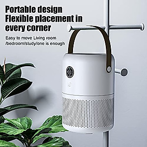 Yaindhi Air Purifier,Small Portable Air Purifier for Home,with True HEPA Air Filtration，for Bedroom,Study rooms,Toilets,Garages,Office ard-Sized Rooms (100-215 ft2)