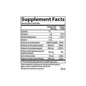 Carlson - ACES + Zn, Vitamins A, C, E + Selenium & Zinc, Thyroid Support, Multivitamin with Zinc, Cellular Health & Immune Support, Selenium Multivitamin, Antioxidant, 360 Softgels